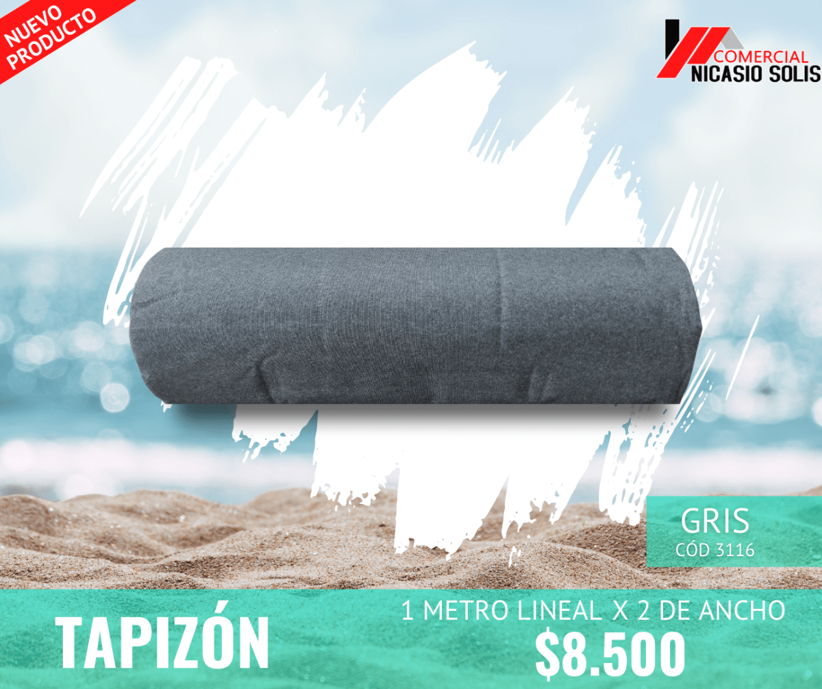TAPIZON GRIS | Comercial Nicasio Solis | venta de materiales de ...