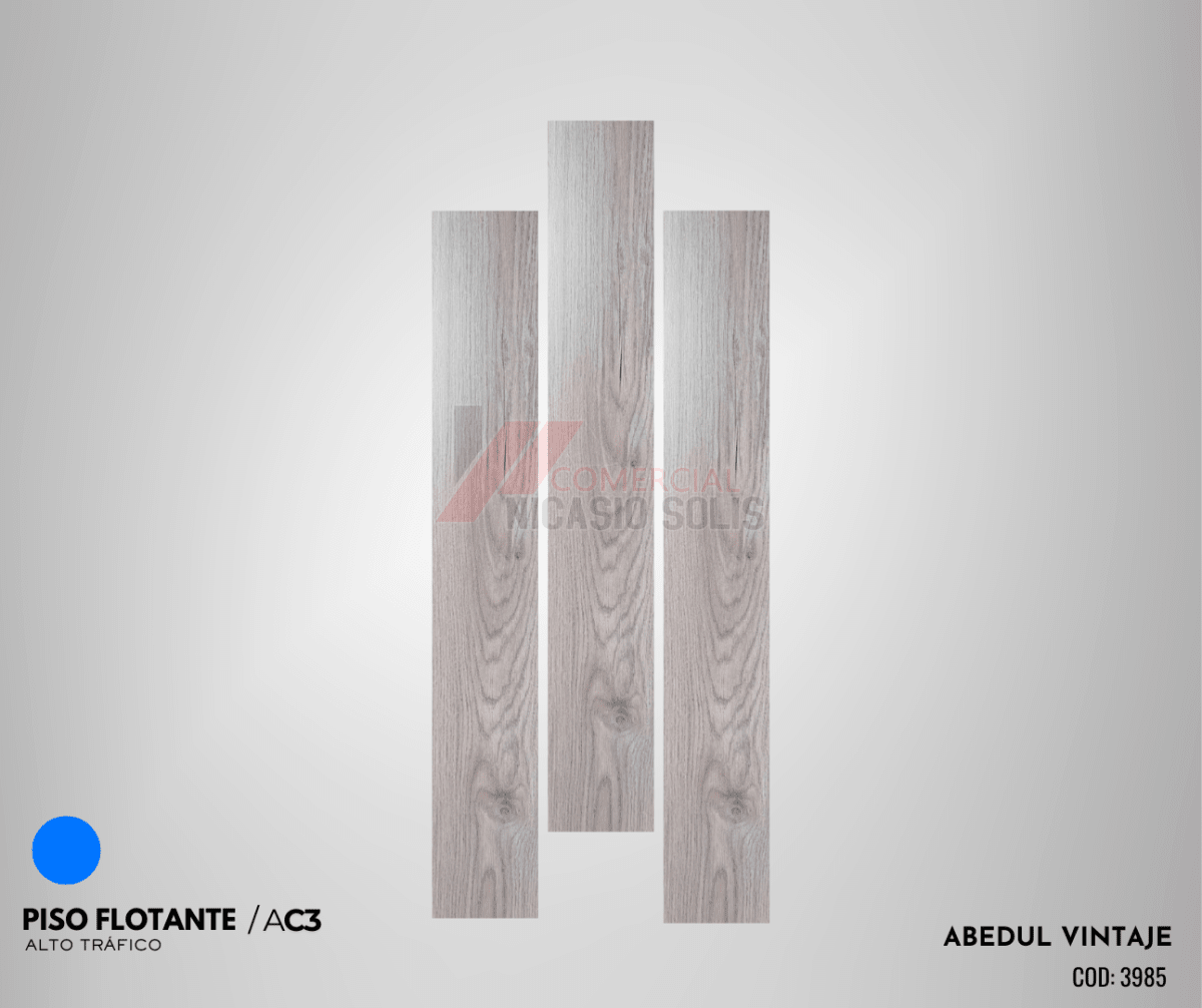 PISO FLOTANTE ABEDUL VINTAGE 8MM | Comercial Nicasio Solis | venta de ...