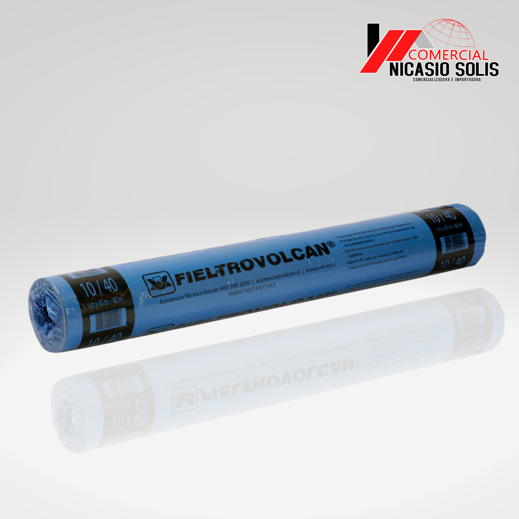 Papel fieltro 10/40 liso Volcán | Comercial Nicasio Solis | venta de ...