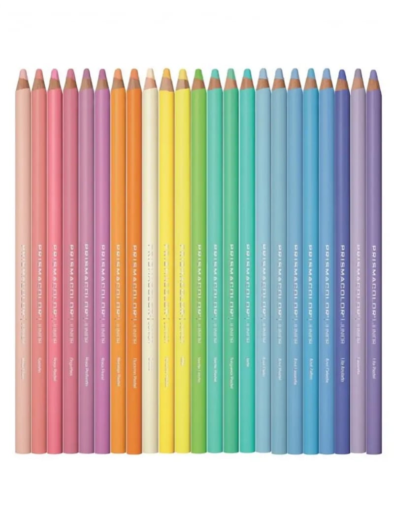 SET PRISMACOLOR JUNIOR- 24 Colores Pastel | La Pencilería