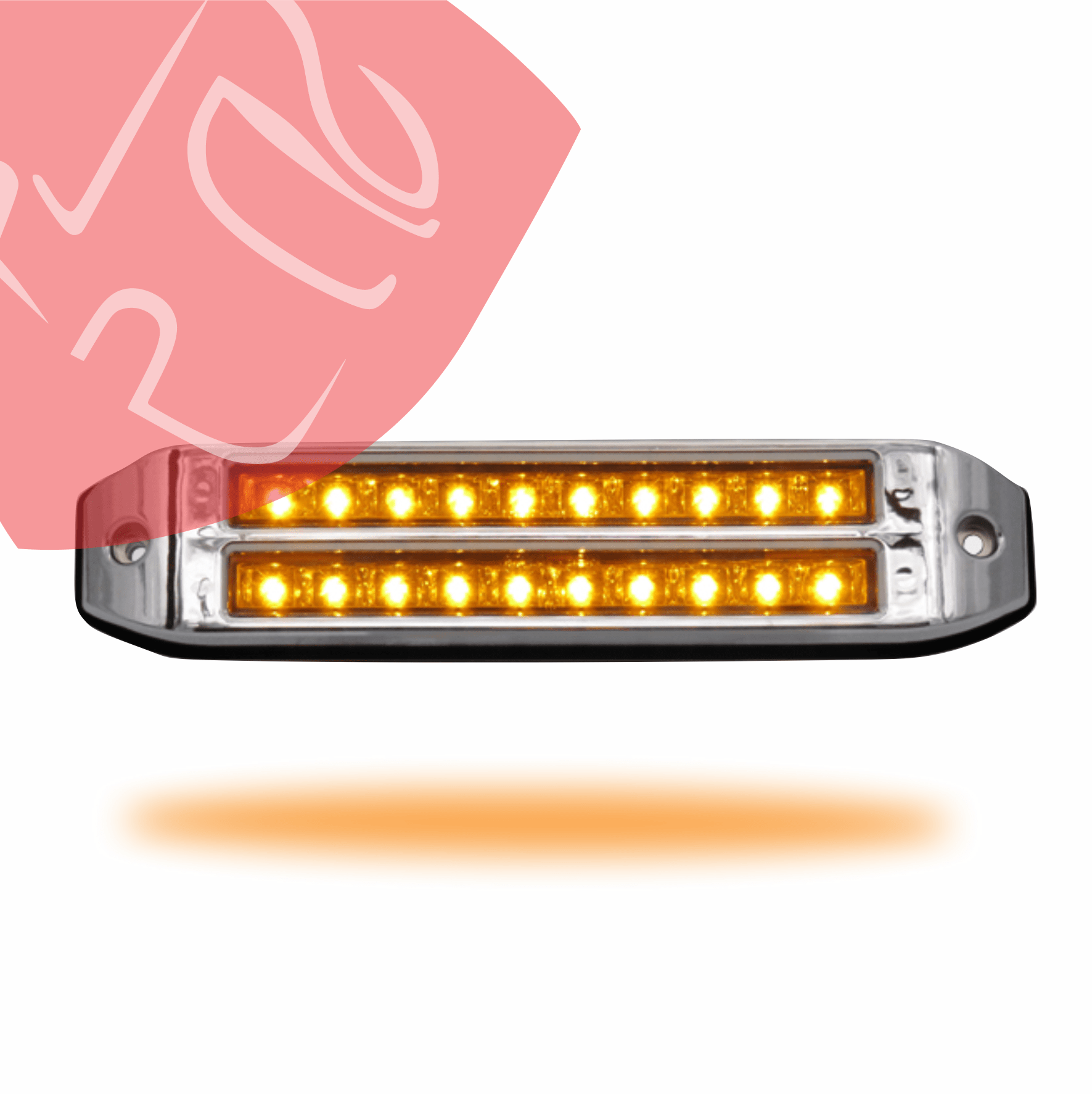 FOCO LATERAL SEMAFORO 20 LED 12V DOBLE CARA | Accesorios Ogaz
