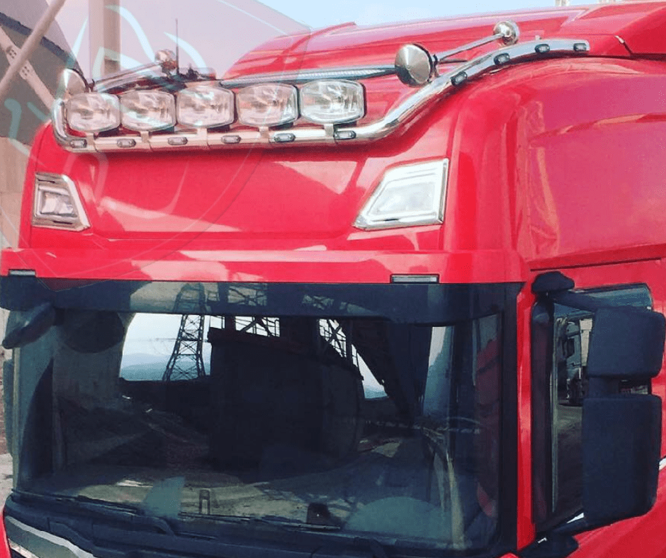 BARRA SUPERIOR DE CABINA LARGA INOX SCANIA NEW SERIE 6 S R | Accesorios ...