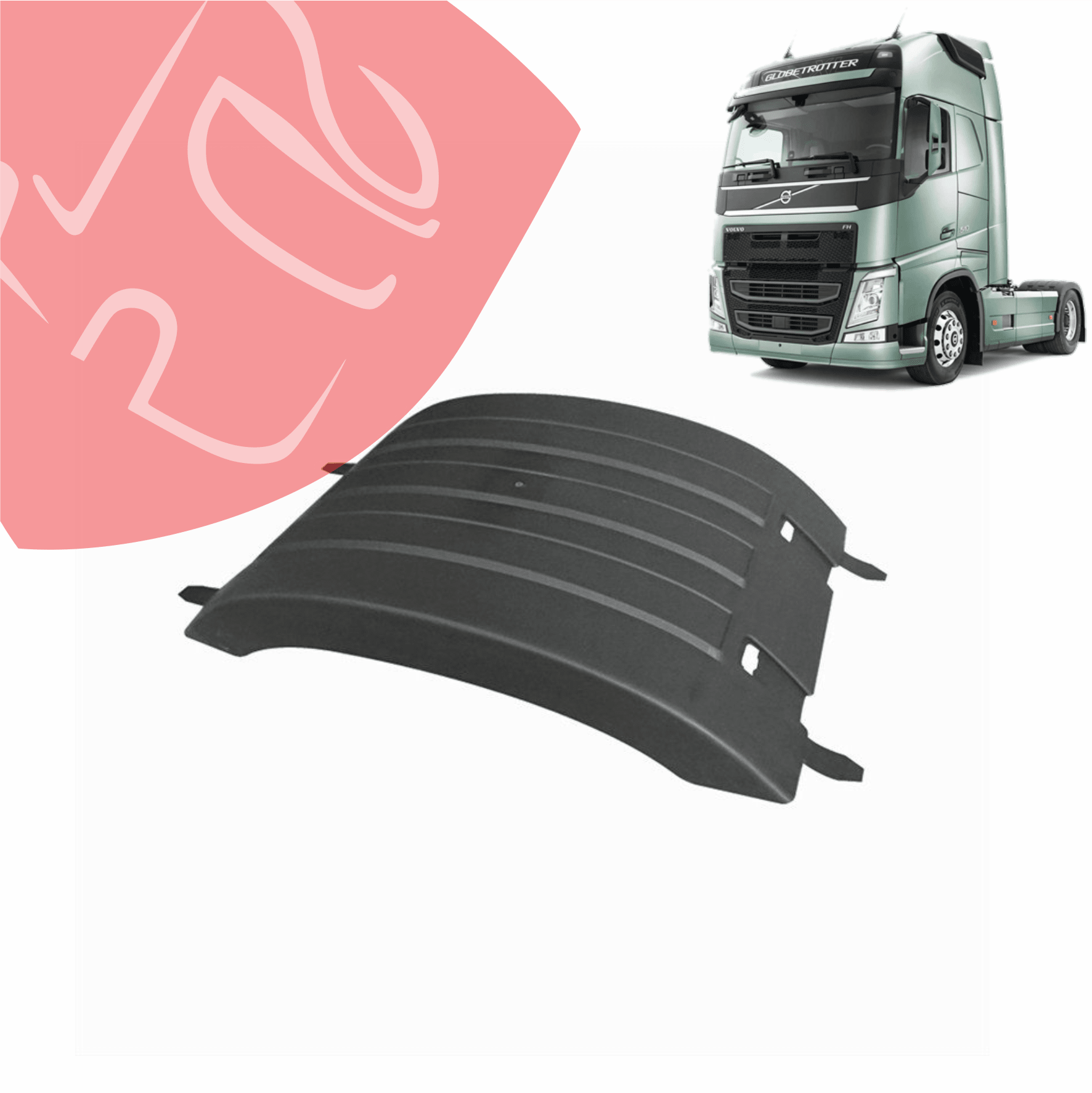 TAPABARRO TRACCION PARTE CENTRAL VOLVO NEW FH4 2015 | Accesorios Ogaz