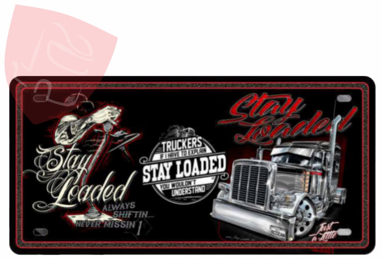 PLACA DECORATIVA STAY LOAD | Accesorios Ogaz