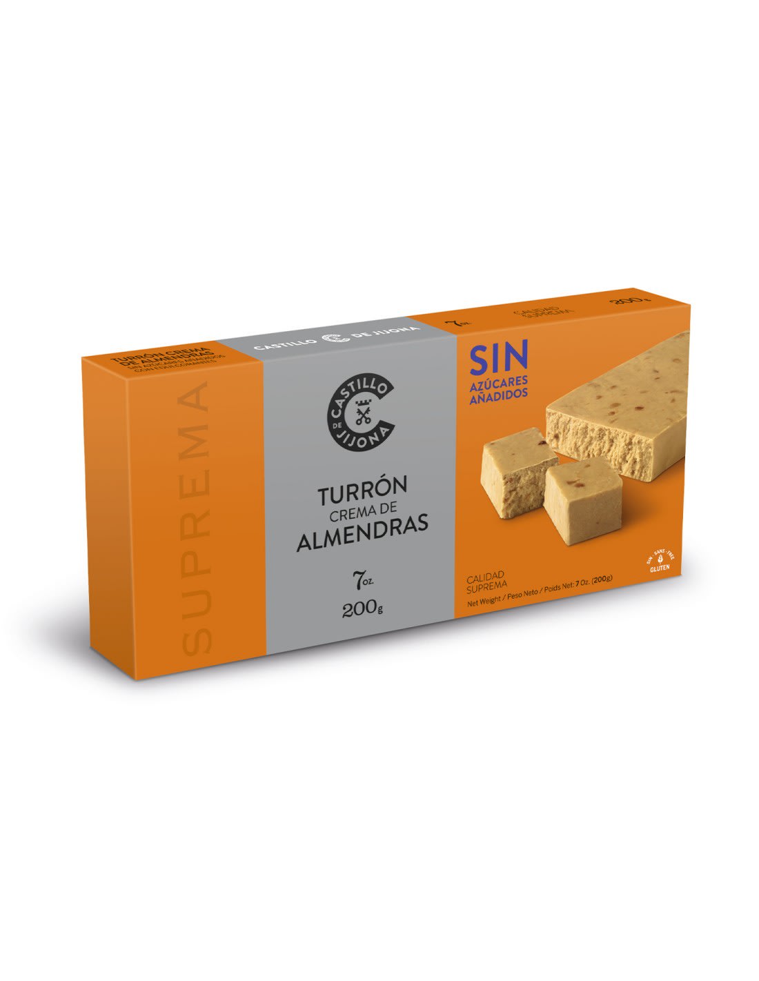 Turrón Crema de Almendras s/Azúcar | Z Gourmet
