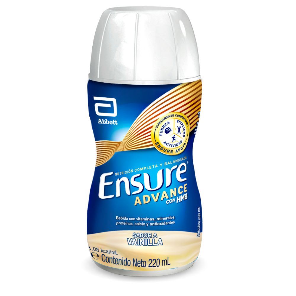 Ensure Advance Líquido Vainilla - Frasco 220 ML | Farmacia Santa Úrsula