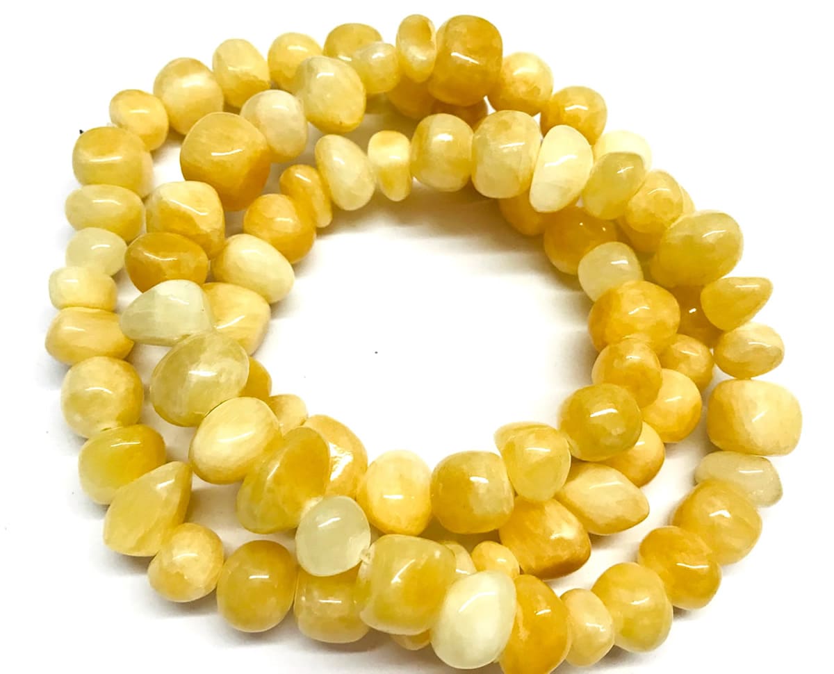 Onix Amarillo Natural Nugget XL (Tira) | Mundo del Joyero