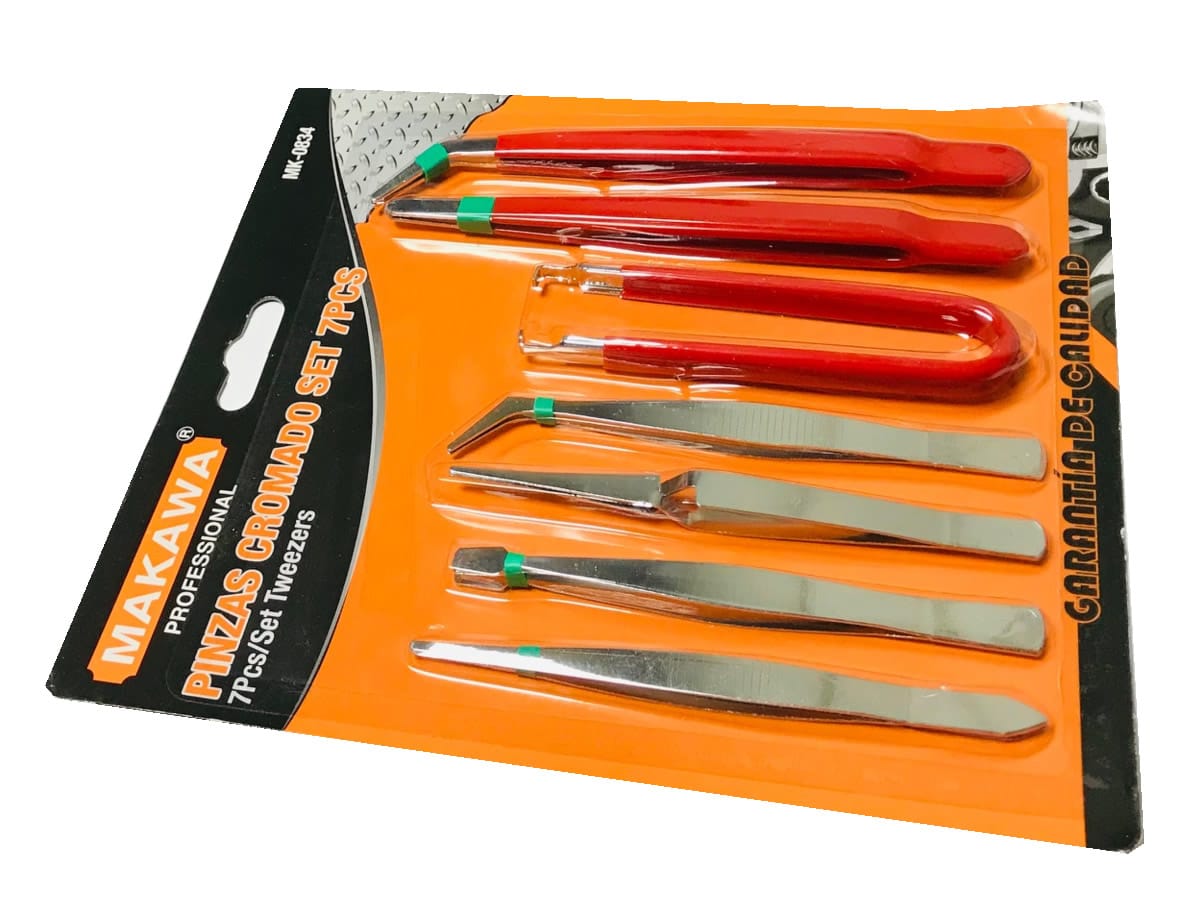 Set 7 Pinzas Diferentes Modelos (Set) | Mundo del Joyero