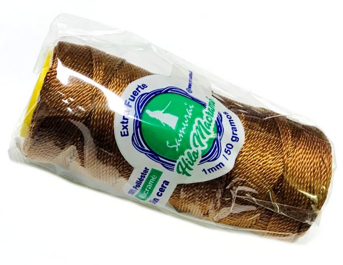 Hilo Macrame 100% Poliester Copper A1214 (Rollo 50 Gramos) | Mundo del ...