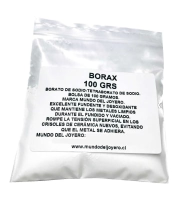 Bórax -Borato de Sodio (100 gramos) | Mundo del Joyero