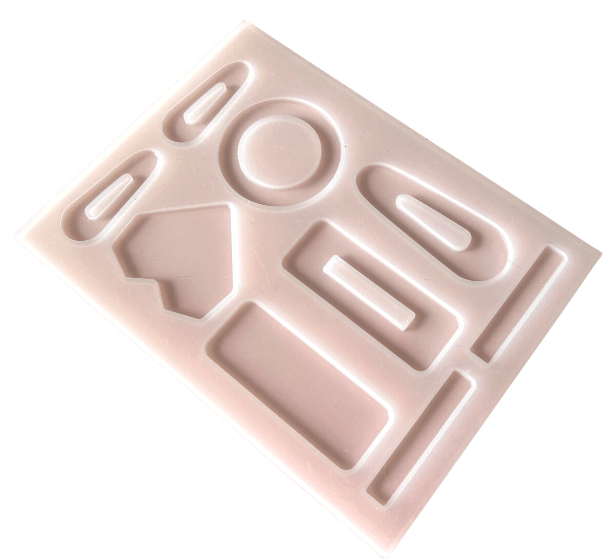 Molde Silicona 9 Bases Pinches Resina (Set) | Mundo del Joyero