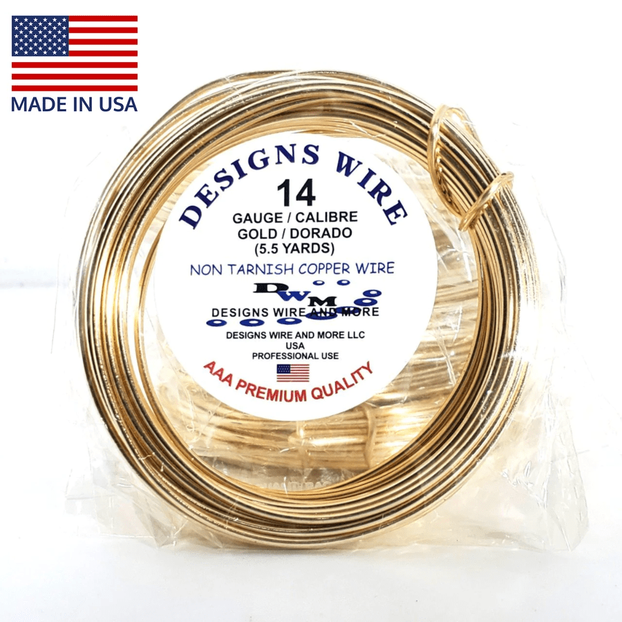 Alambre Para Bisutería Design Wire Gold Calibre 14 (Unidad) | Mundo del ...