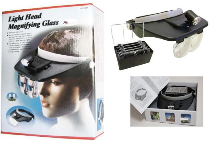 Optivisor Light Head Luz 4 Lentes Visera (Set) | Mundo del Joyero