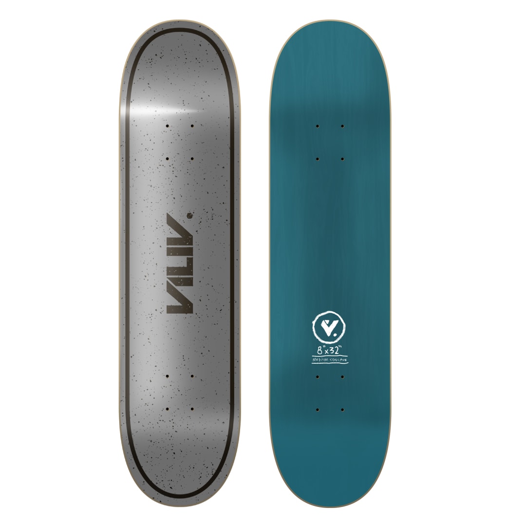 TABLA SKATE METALIZED LOGO VILIV | Viliv Skateboards