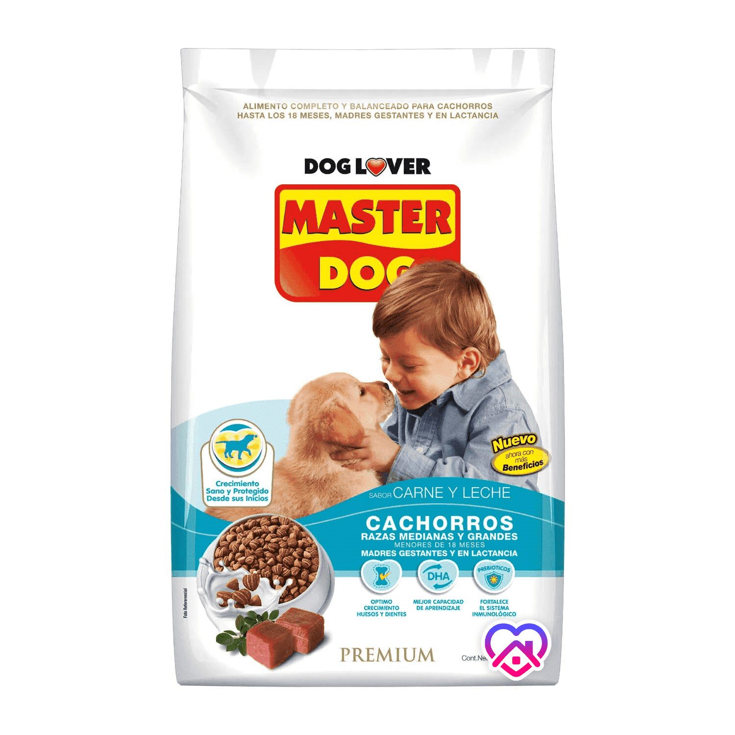 MASTER DOG CACHORROS CARNE Y LECHE * 18 KG | Despensa Mascotas