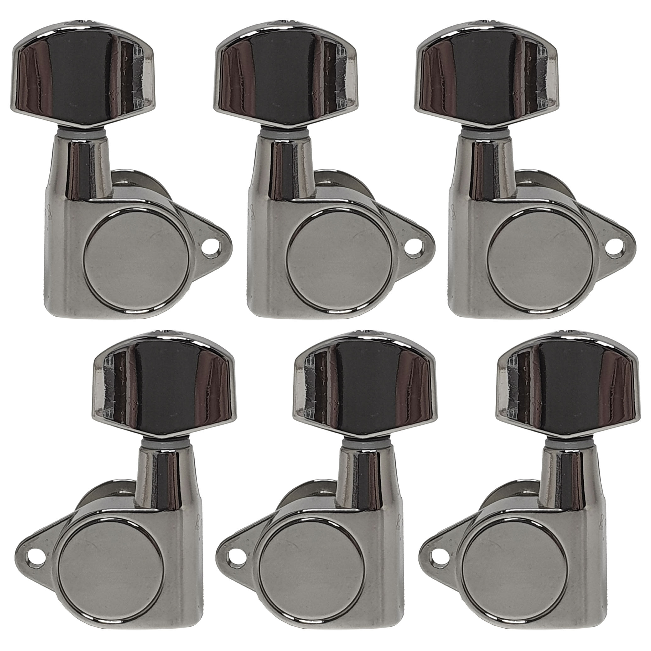 Clavijero 3L-3R para Guitarra Electrica. Mod: GG-101. Chrome | LB Luthier