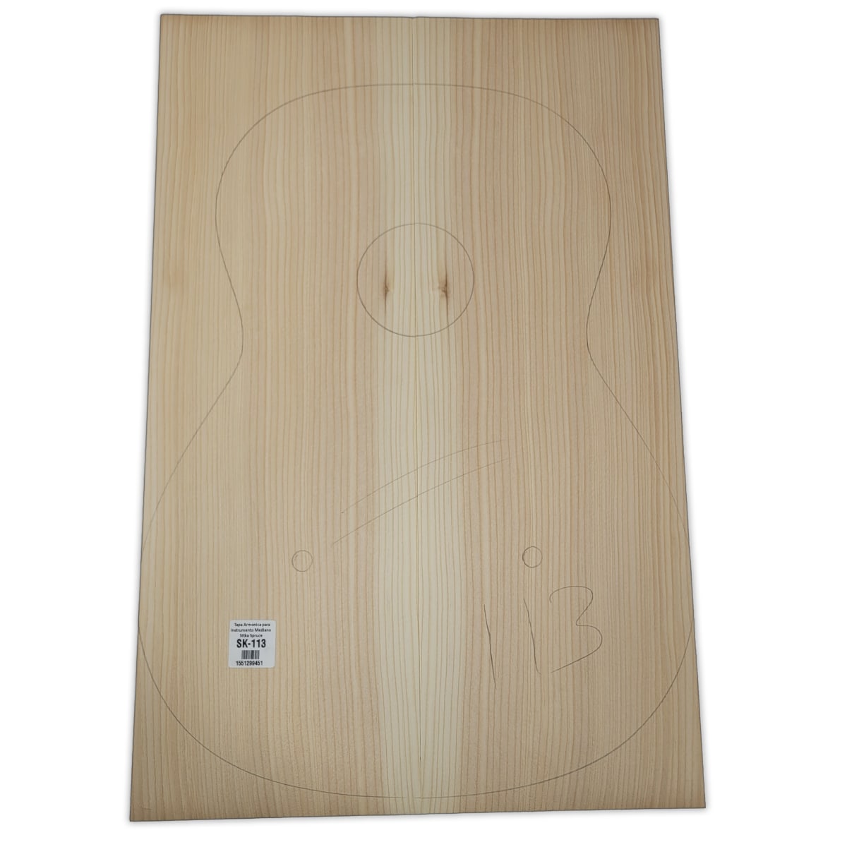 Tapa Armonica Unica SK-113 de Sitka Spruce para Guitarra | LB Luthier Internacional