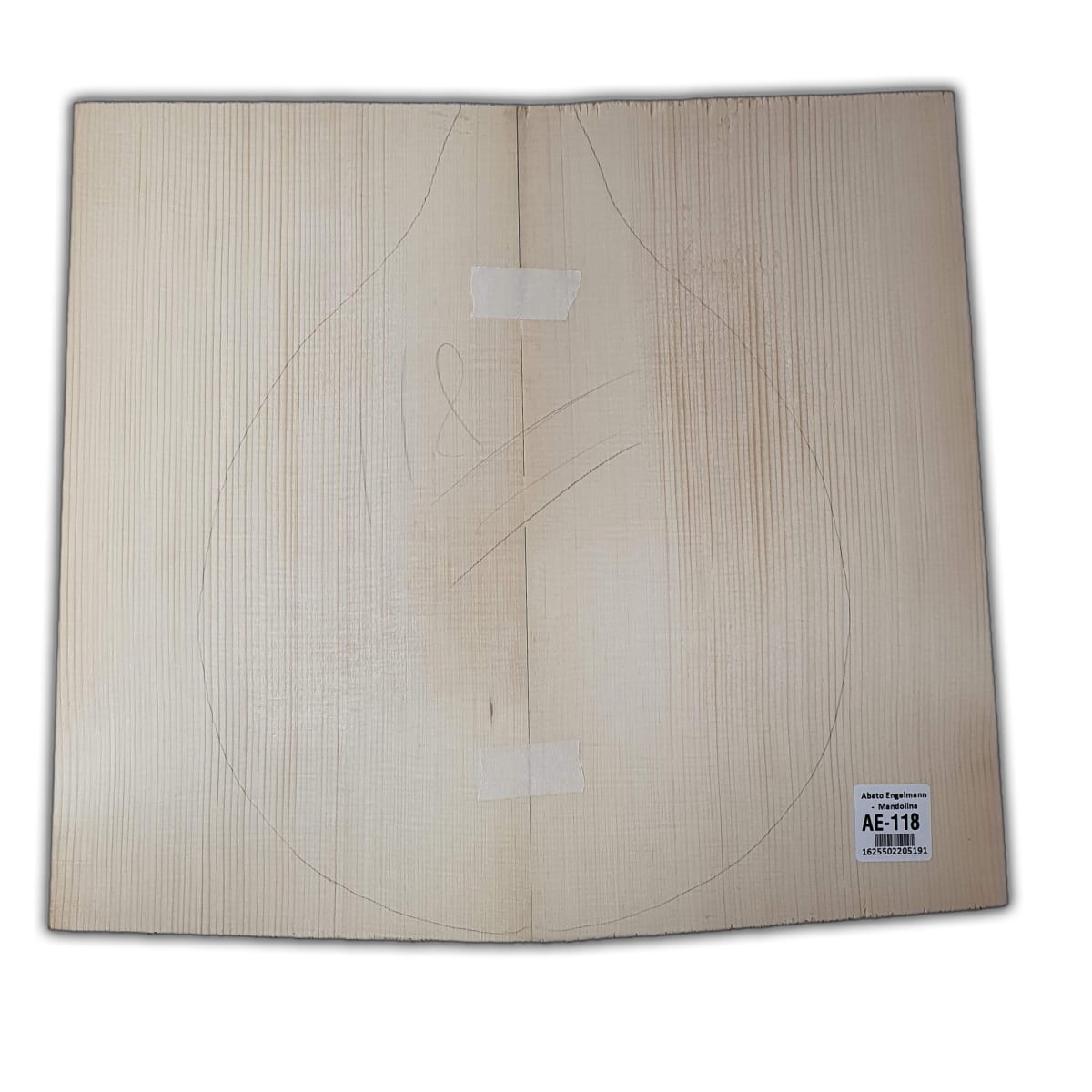 Tapa Armonica Unica AE-118 de Abeto Engelmann para Mandolina | LB Luthier Internacional