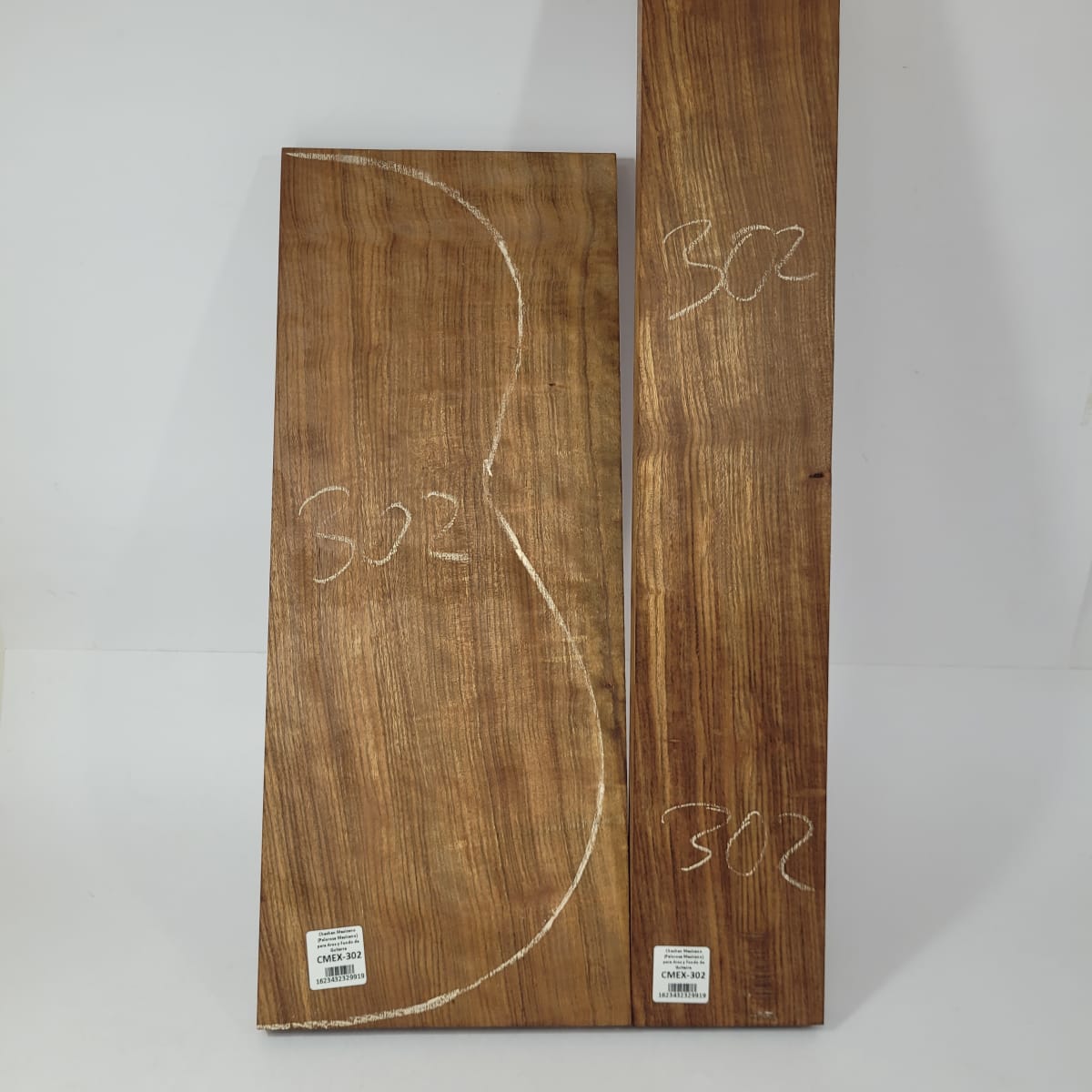 Set de Bloques en Bruto de Chechen Mexicano para Aros y Fondos de Guitarra CMEX-302 | LB Luthier ...