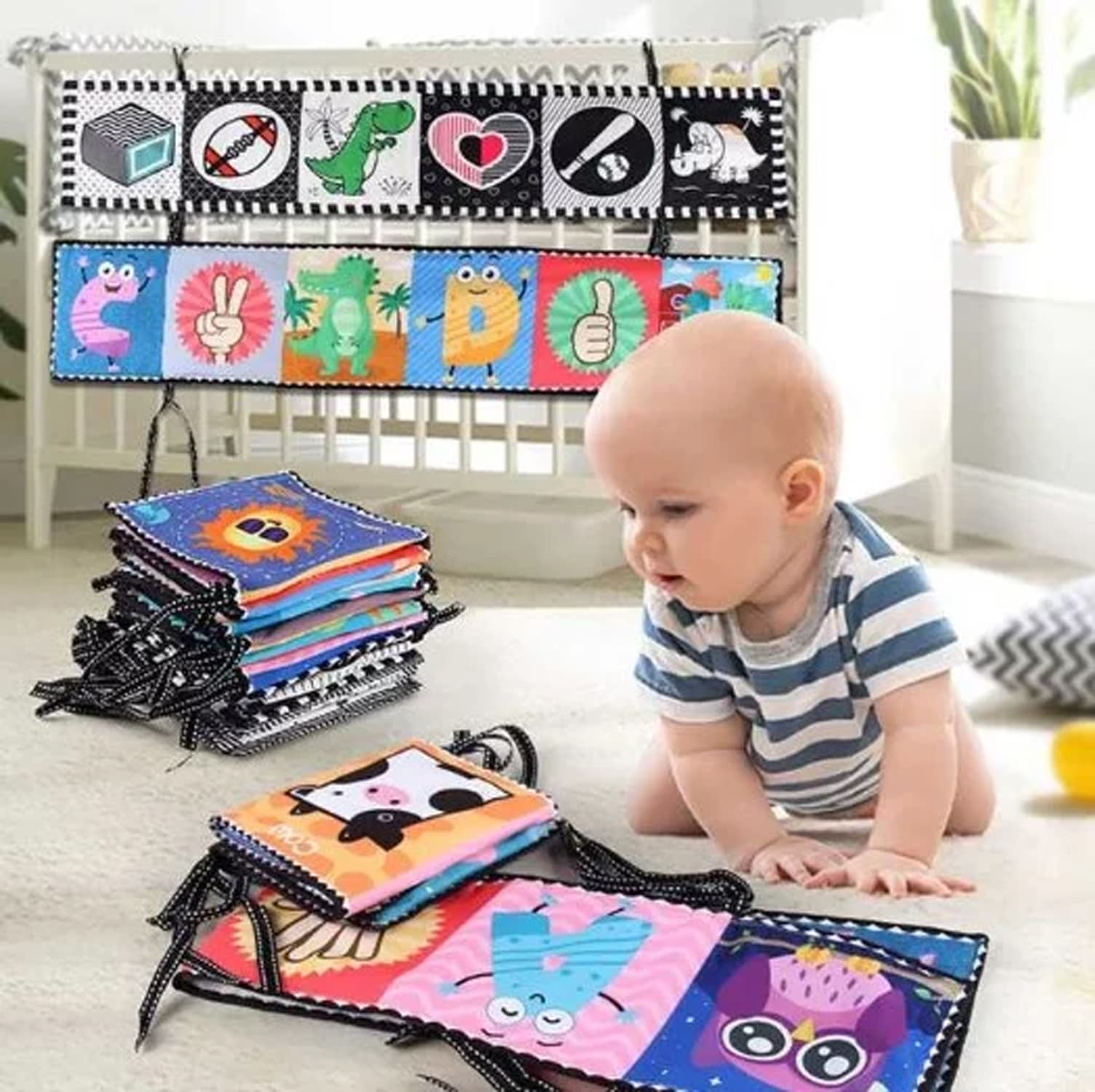 Libro Para Cuna Sensorial Didáctico | MaryShop