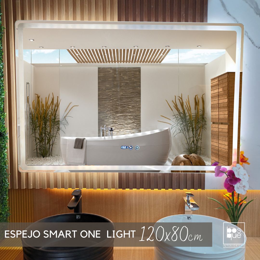 ESPEJO SMART ONE LIGHT 120X80CM | Bosque Interiorismo