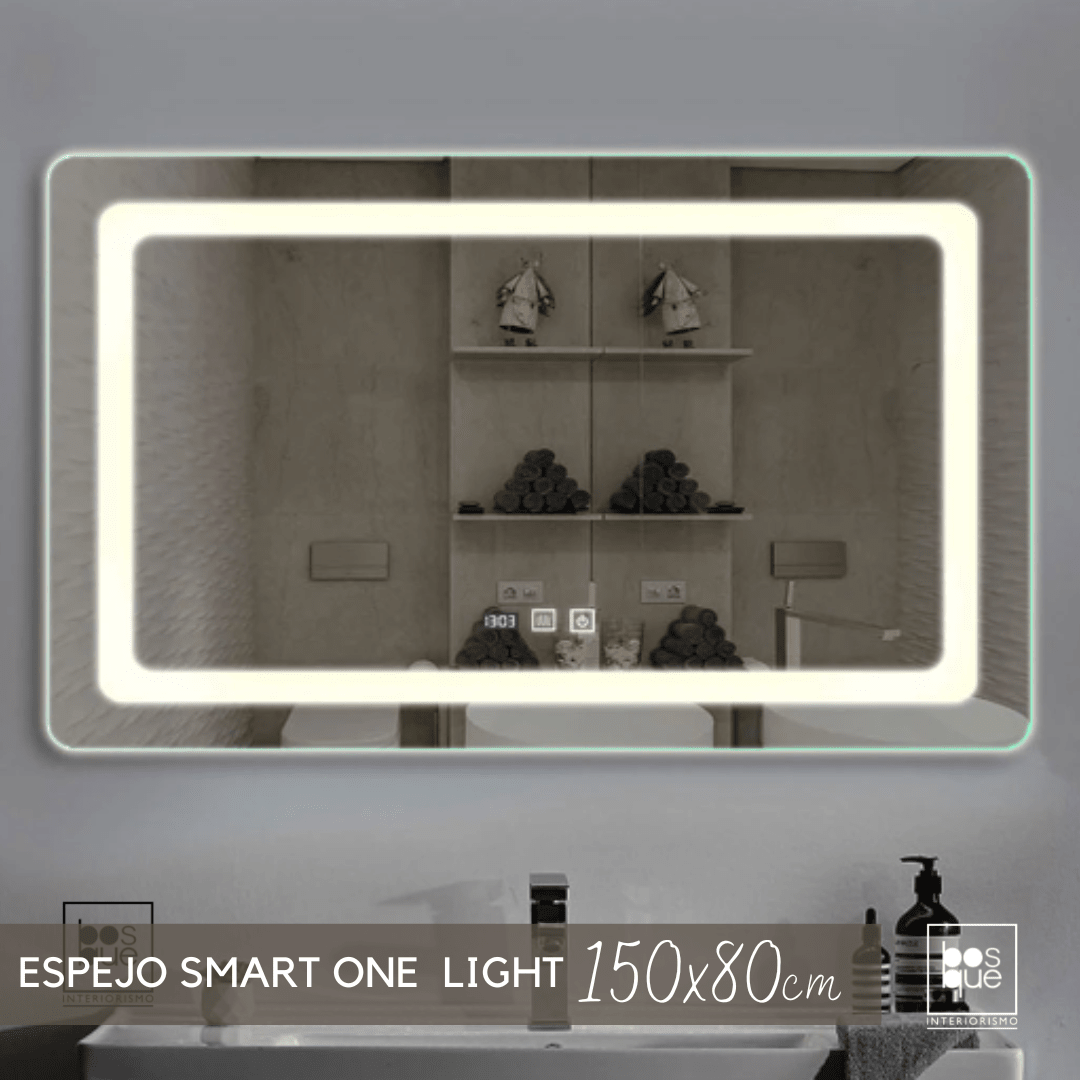 ESPEJO SMART ONE LIGHT 150X80CM | Bosque Interiorismo
