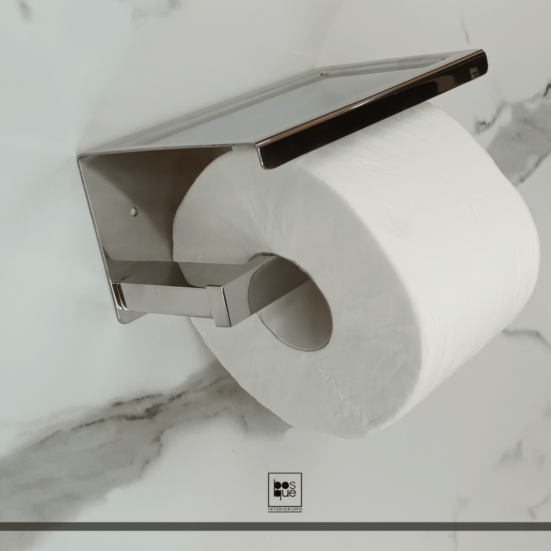 PORTA ROLLO CROMADO | Bosque Interiorismo