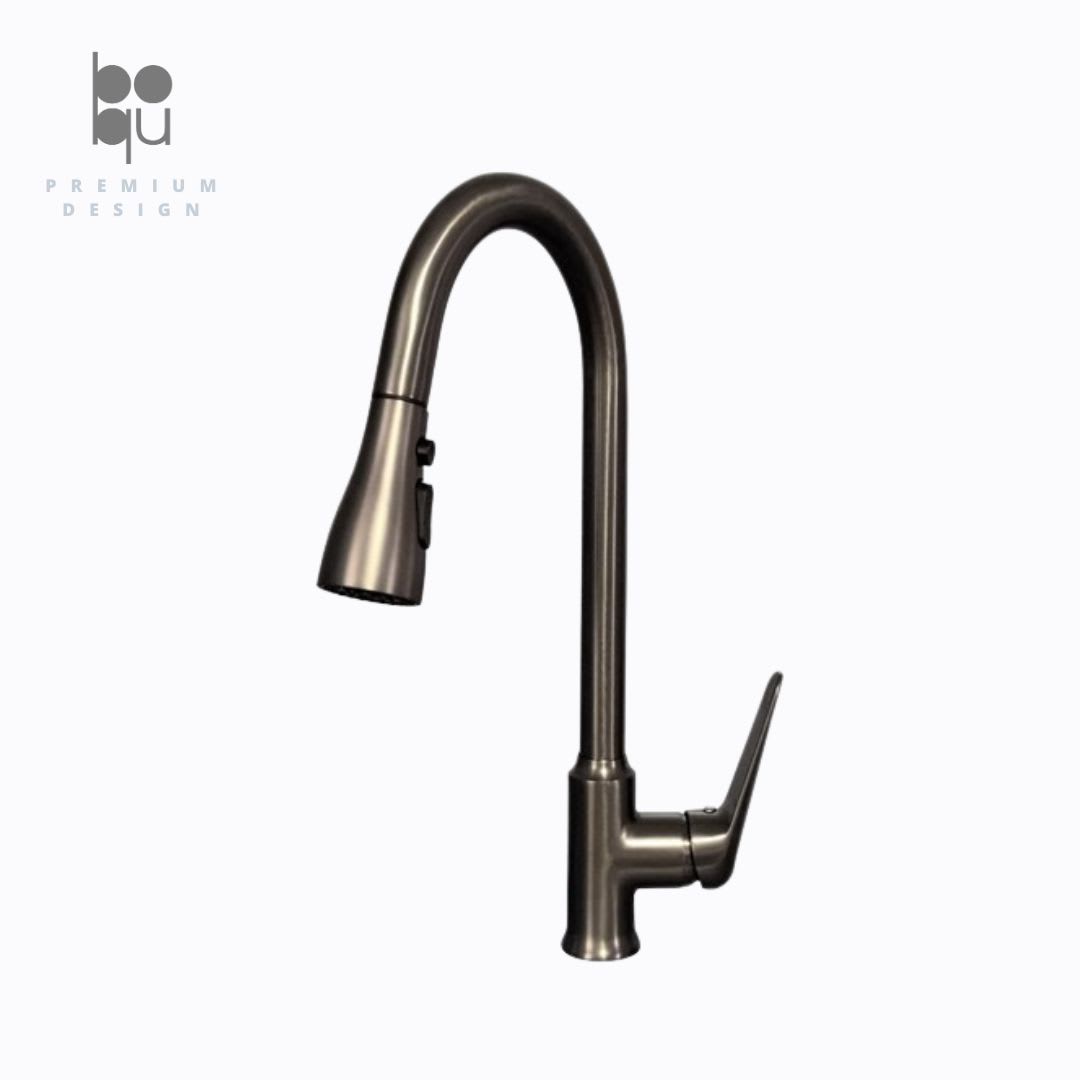 Monomando Lavaplatos - Metal Gris Mate | Bosque Interiorismo