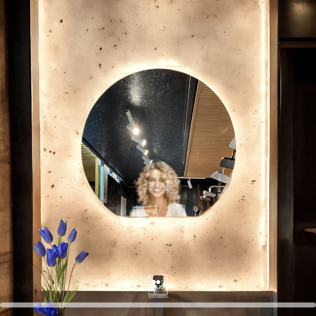 ESPEJO SMART ONE LIGHT 60 CM - BASE RECTA | Bosque Interiorismo