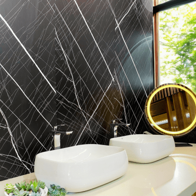 PANEL PVC TIPO MARMOL BLANCO | Bosque Interiorismo