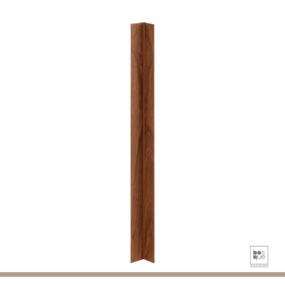 PERFIL VERTICAL PVC TIPO MADERA - 100 X 50 X 3000MM - COLOR CAOBA ...