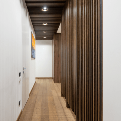 Panel PVC tipo madera - Medium Color Nogal | Bosque Interiorismo