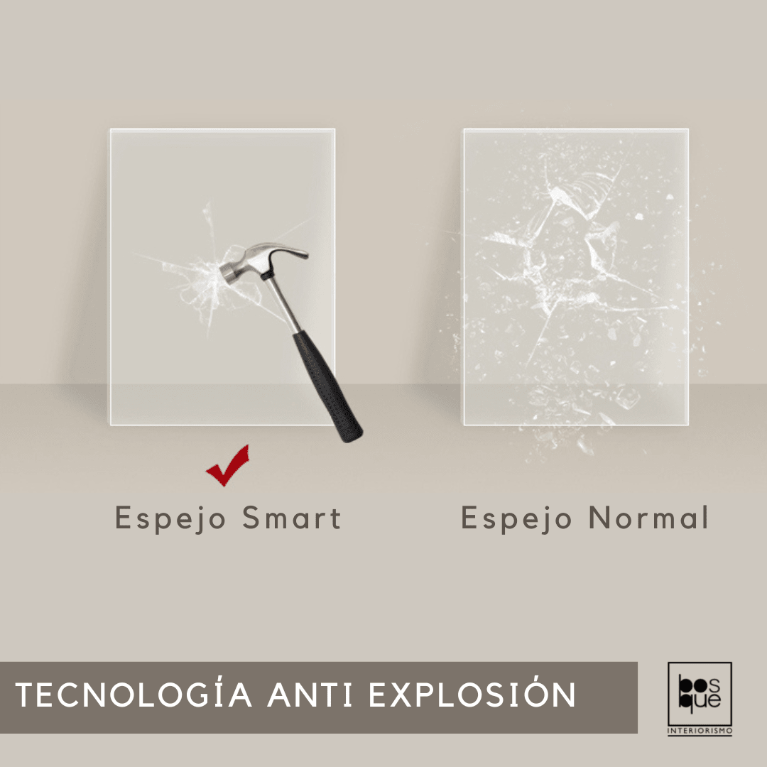 ESPEJO SMART ULTRA LIGHT 120X80CM | Bosque Interiorismo