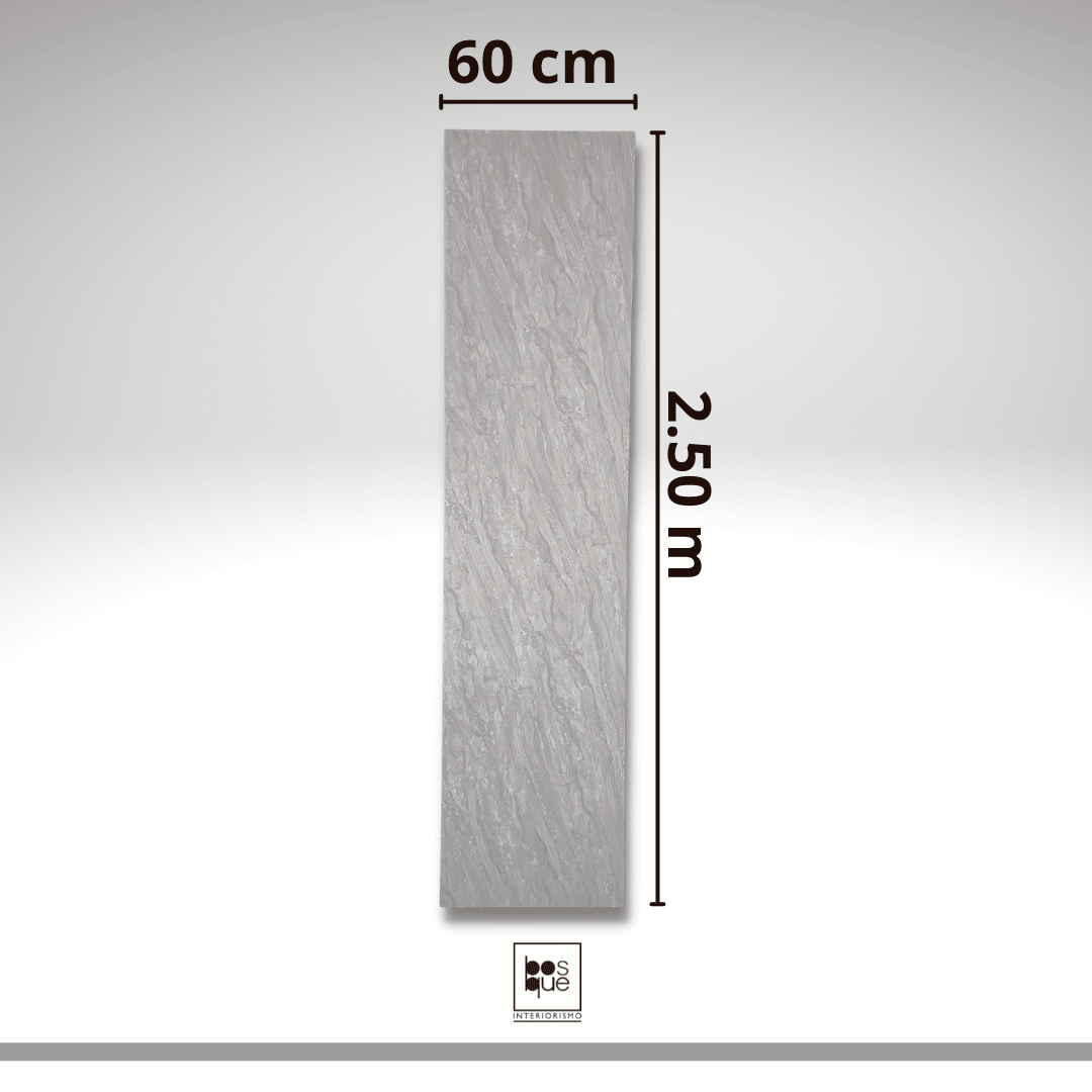 PANEL PVC TIPO MARMOL GRIS | Bosque Interiorismo