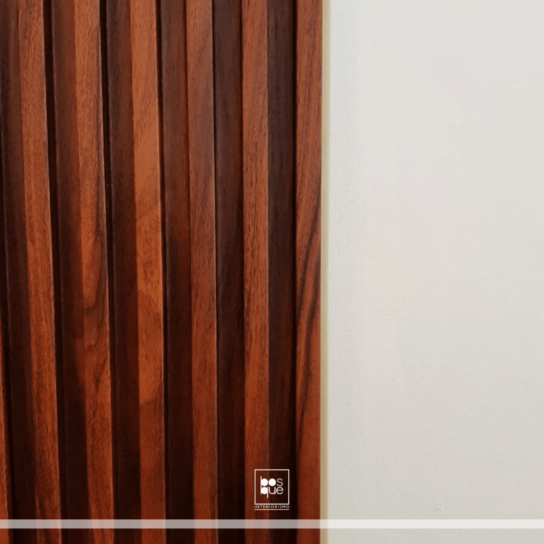 Panel PVC tipo madera - Medium Color Caoba | Bosque Interiorismo