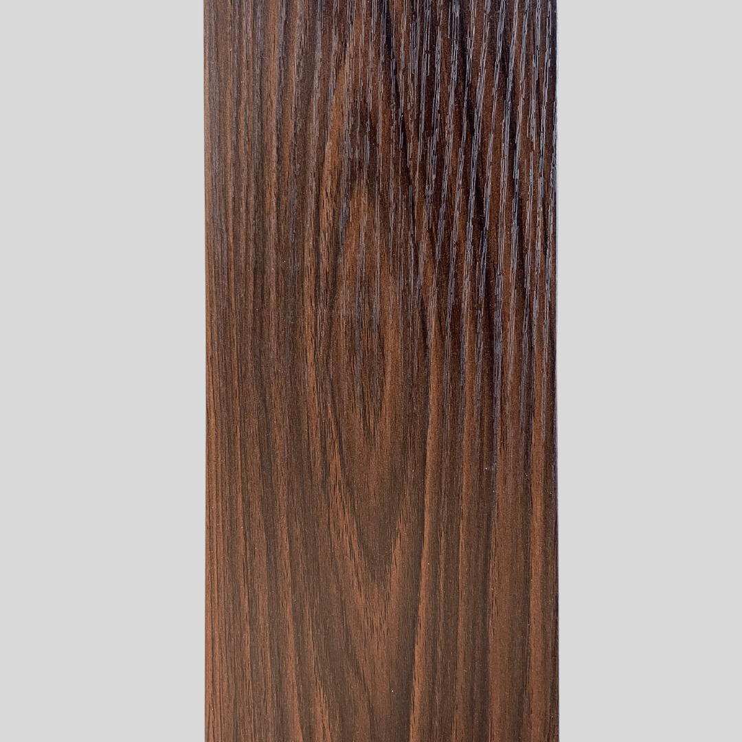 PERFIL VERTICAL PVC TIPO MADERA - 100 X 50 X 3000MM - COLOR CEDRO ...