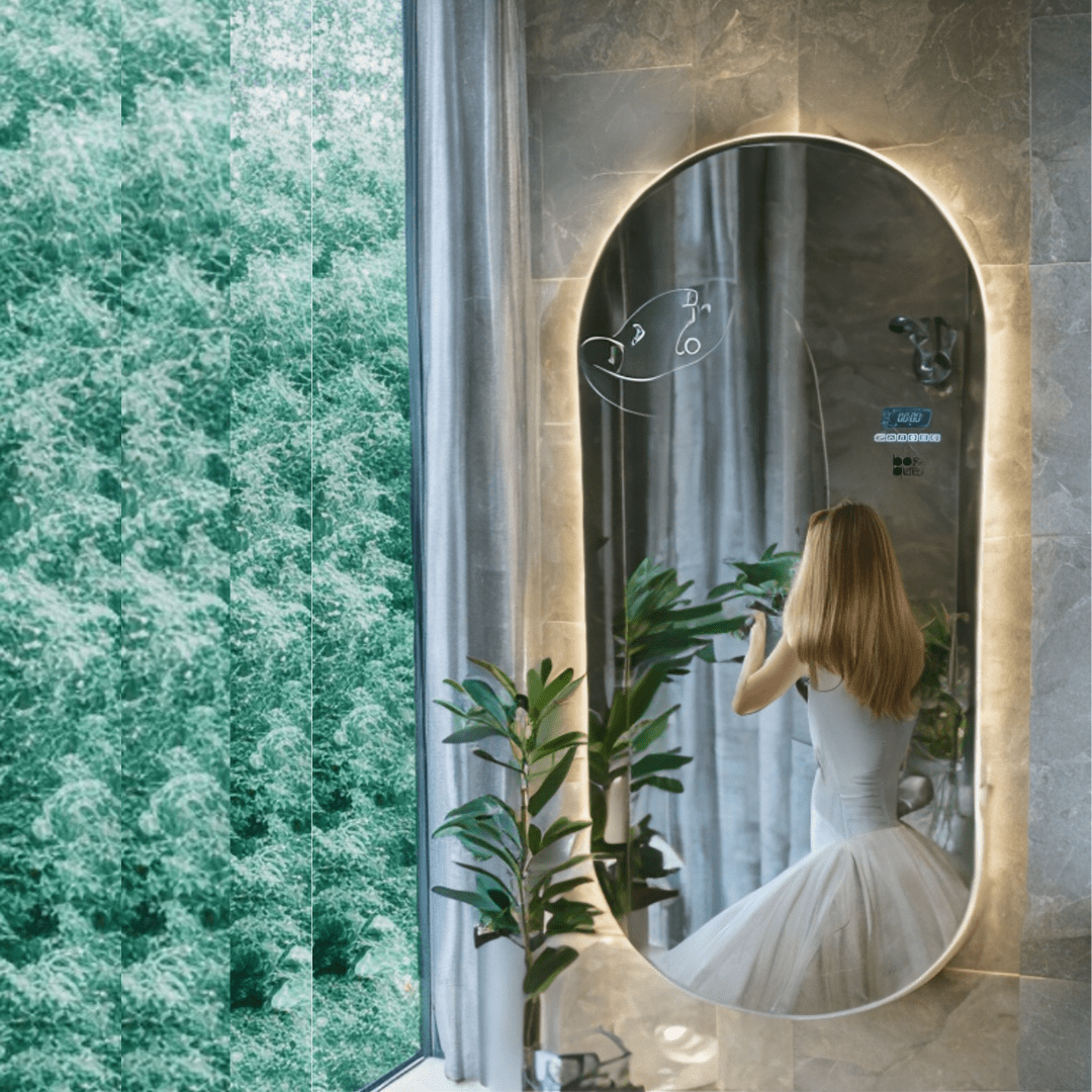ESPEJO OVAL SMART ULTRA LIGHT 180X80 | Bosque Interiorismo
