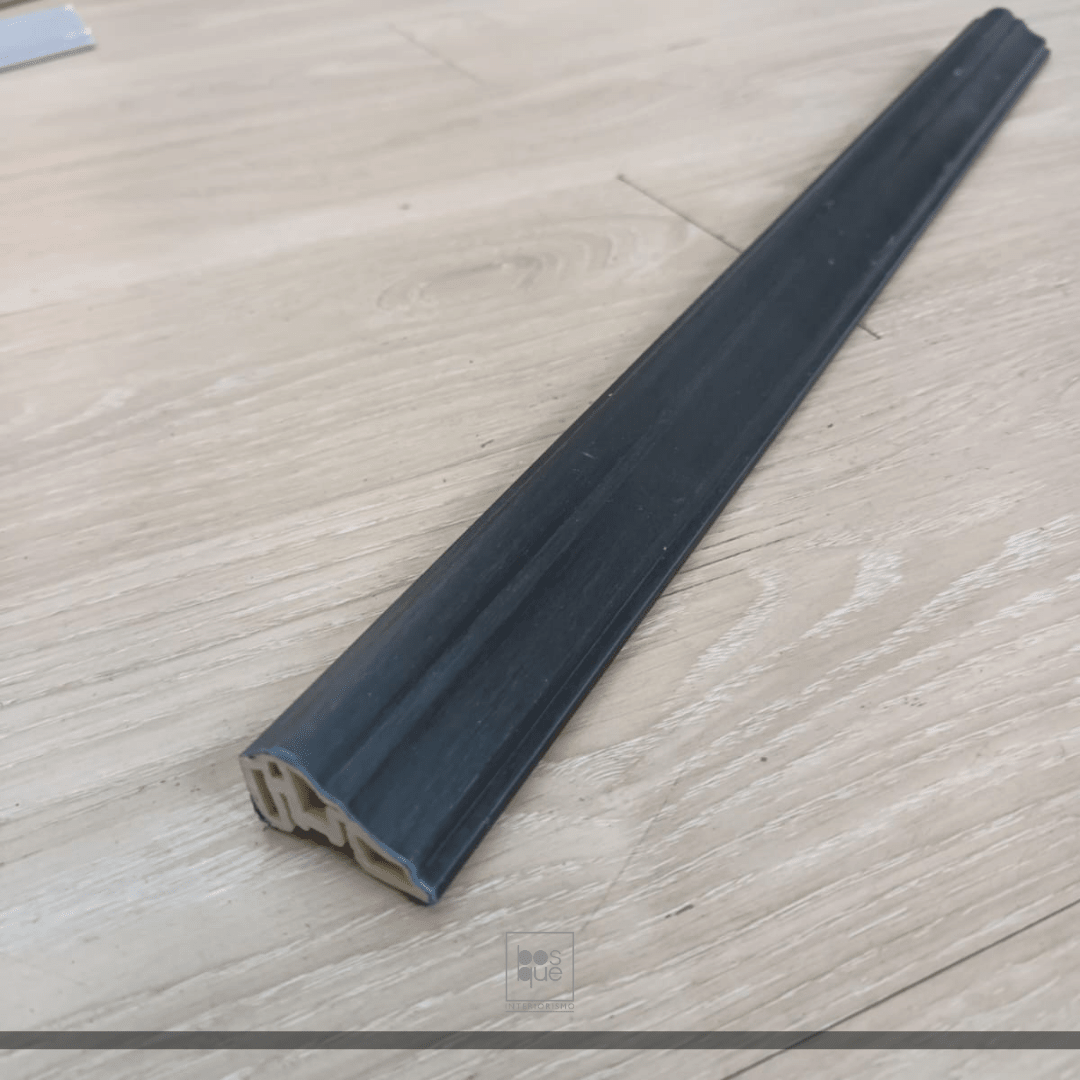 Moldura PVC 35x20MM - NEGRO | Bosque Interiorismo
