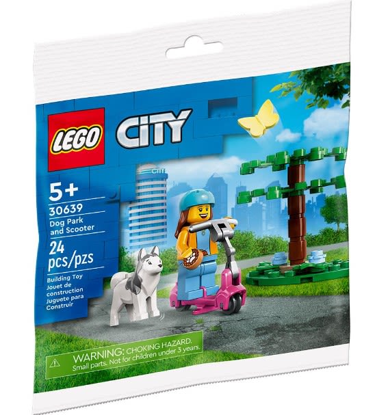 Lego City Parque Canino y Patineta 24 Piezas 30639 | Paper Mill