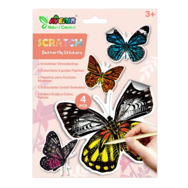 Avenir Scratch Stickers Mariposas | Paper Mill