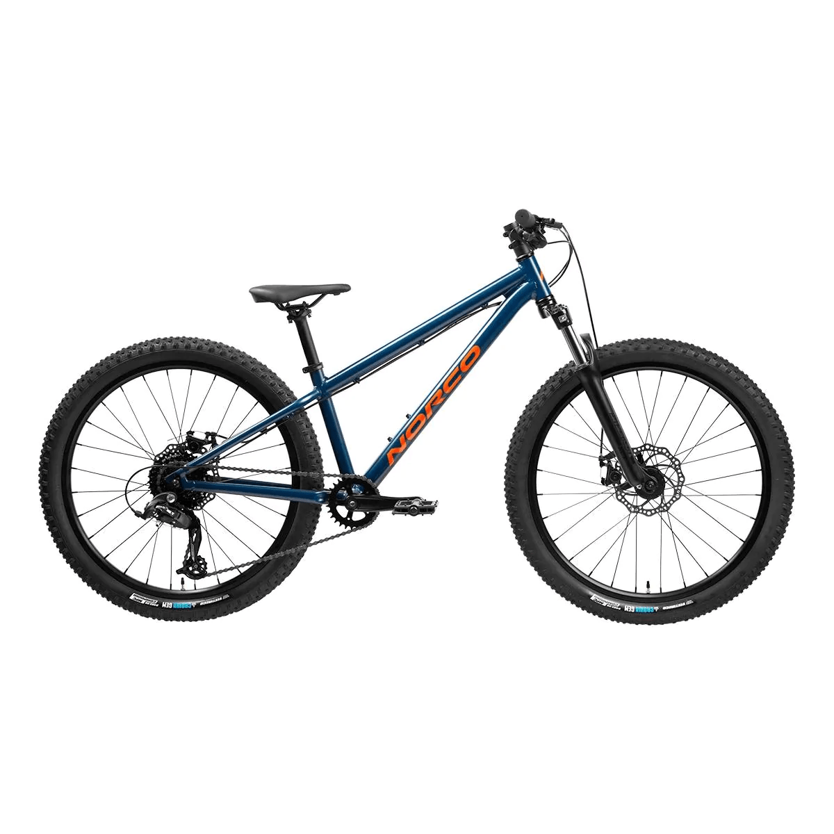 BICICLETA NORCO FLUID HT AZUL/NARANJO 24 | RideTec Motos & Bike Store