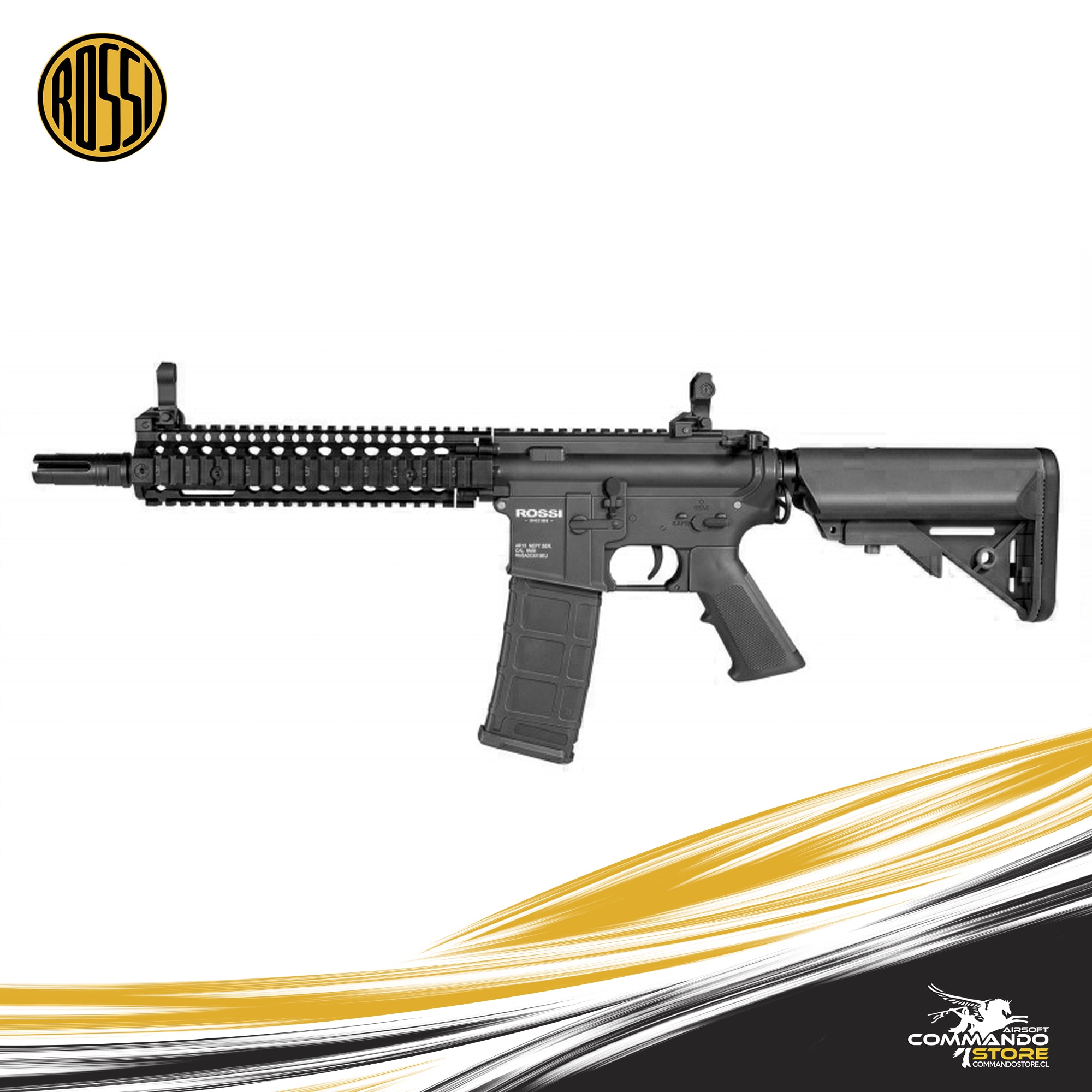 Réplica ROSSI NEPTUNE 9" MARSOC cañon 6.02 Conector T-DEANS | Airsoft ...