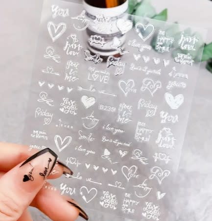 sticker B235 blanco | Kolly Tienda ONLINE