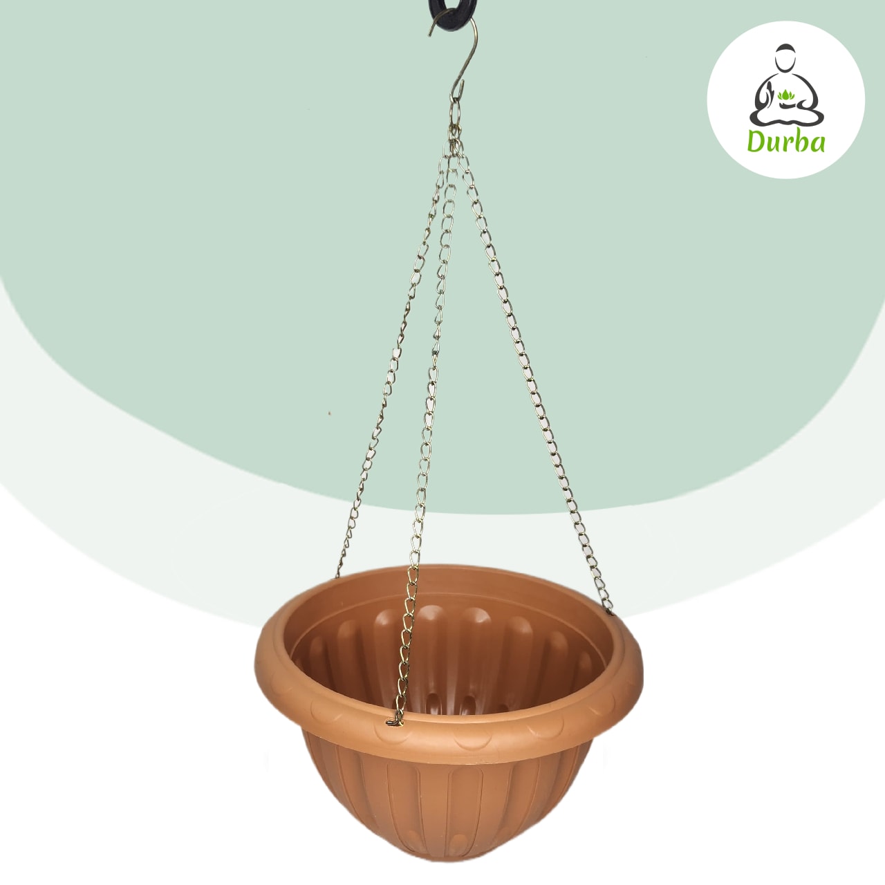 Maceta con Cadena de Metal | Durba Tienda de Jardinería