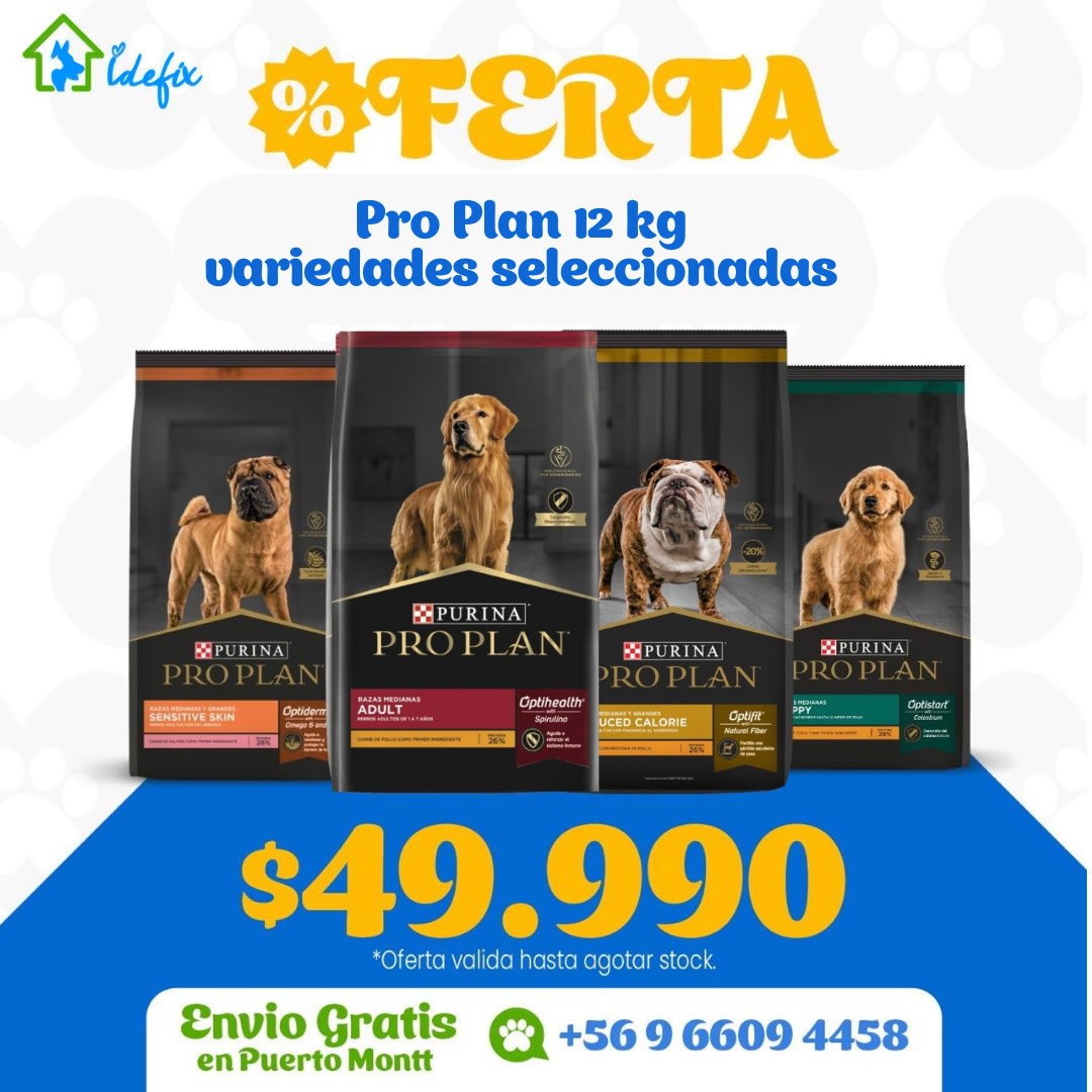 oferta Pro Plan perro 12 kg | Idefix Mascotas