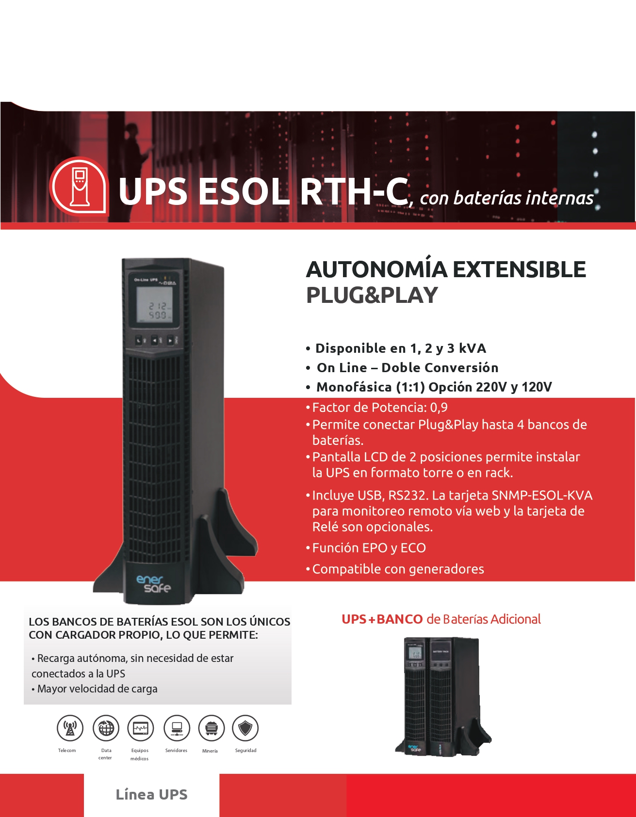 UPS ESOL RTH-C ONLINE 3 KVA | KOEM