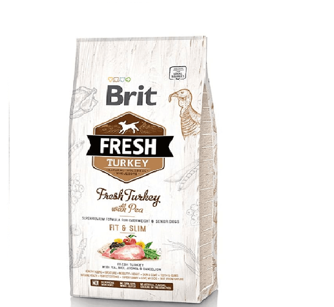 BRIT FRESH PERRO ADULTO TURKEY WITH PEA LIGHT FIT Y SLIM | Clínica ...