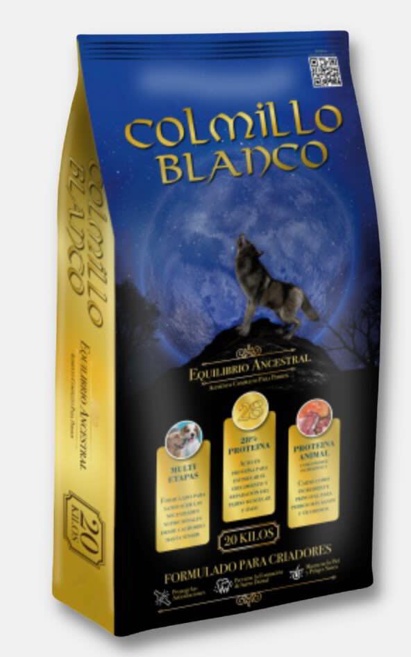COLMILLO BLANCO PERRO MULTIETAPAS 20 KG | Clínica Veterinaria Mundo ...