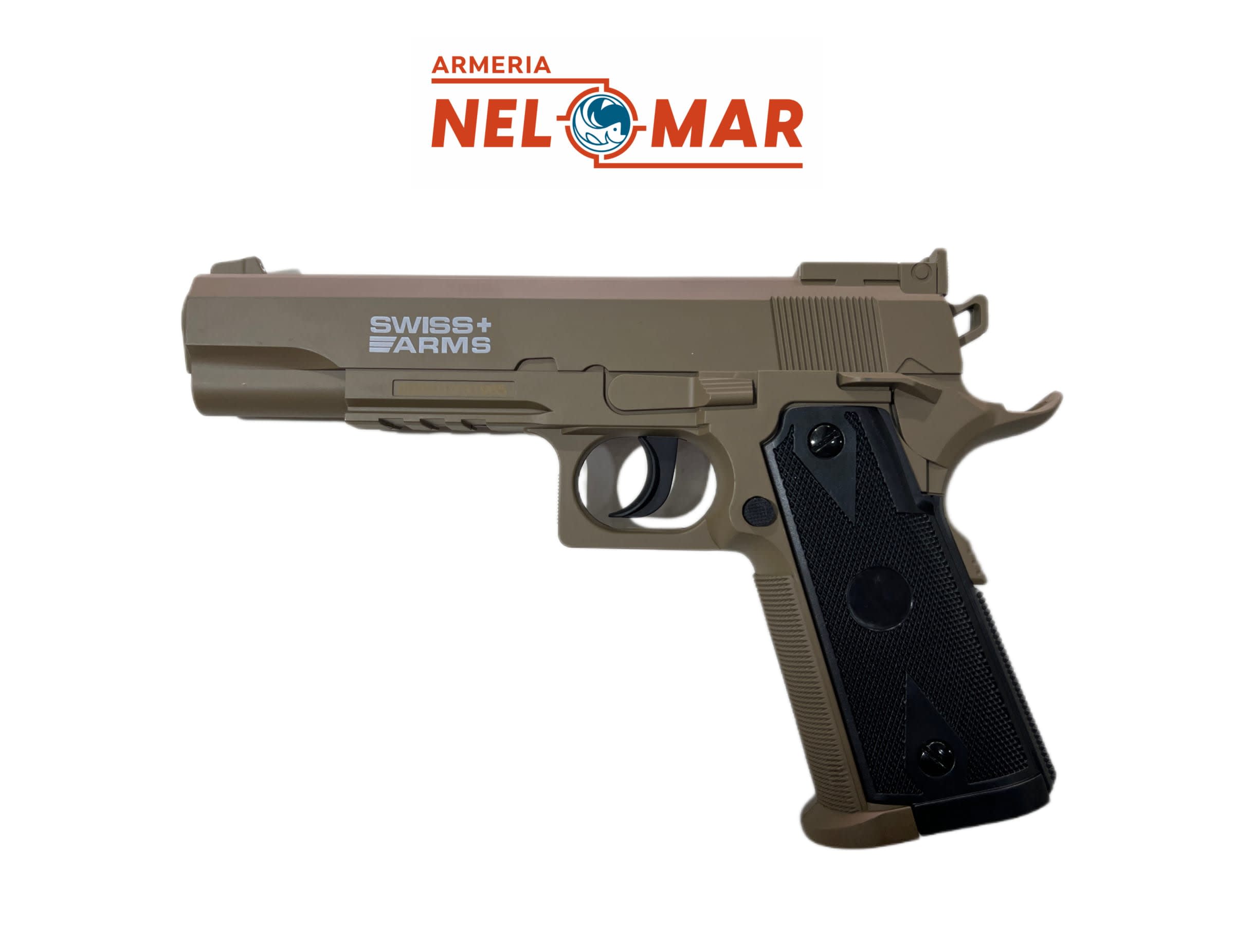 PISTOLA SWISS ARMS P1911 TAN | ARMERIA NELMAR