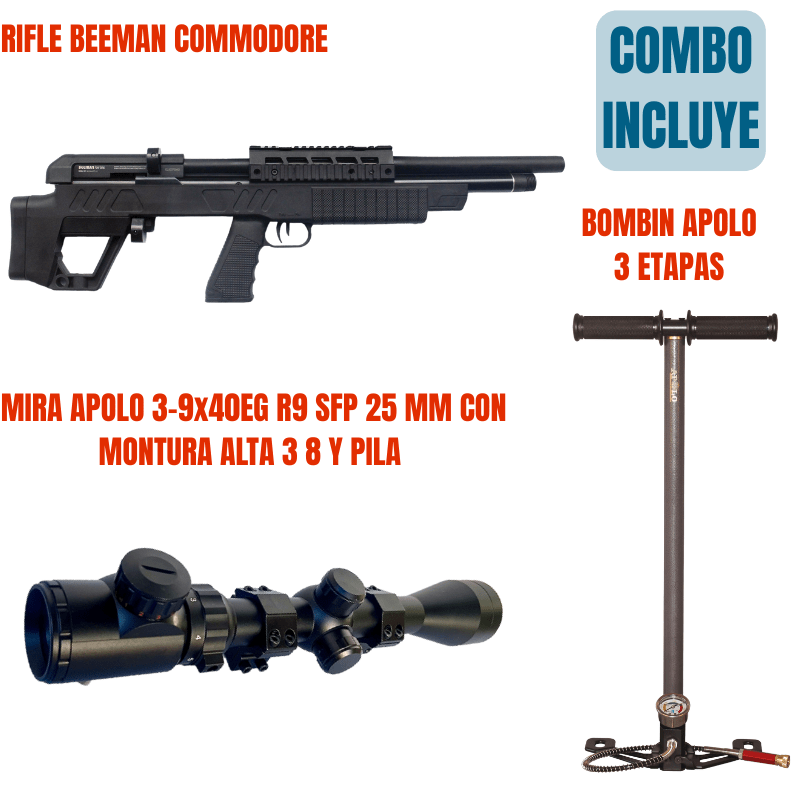COMBO RIFLE BEEMAN COMMODORE BULLPUP CAL .5.5 | ARMERIA NELMAR